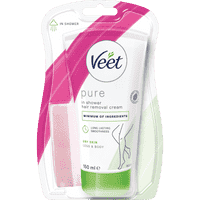 Veet Pure Hair Removal Cream Dry Skin Body & Legs | Veet